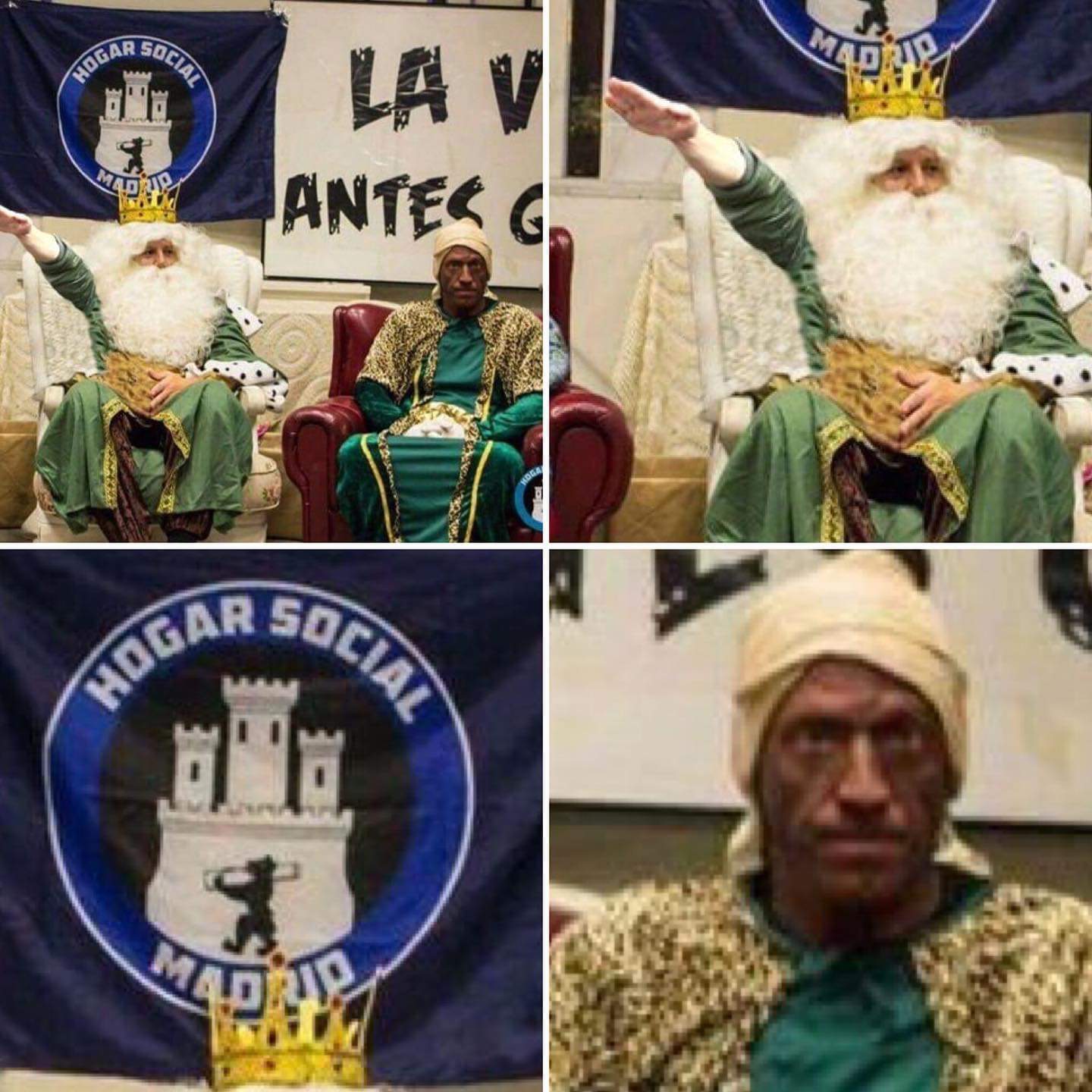 Cuando te toca ser el rey negro en el hogar social
