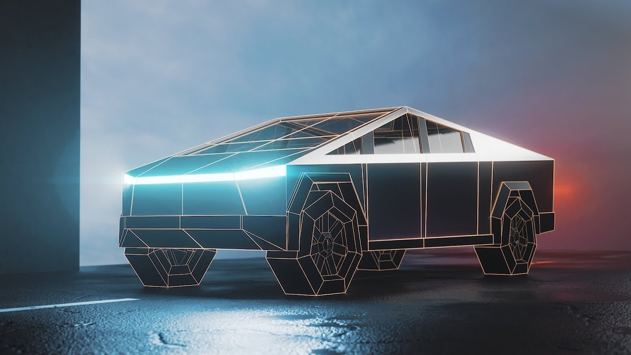 Diseñando el Tesla Cybertruck en un minuto