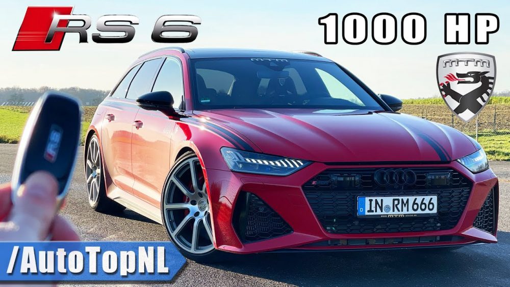 Llevando Un Audi RS6 De 1000cv Hasta Los 354km h En Una Autobahn Alemana Llevando Un Audi RS6 De 1000cv Hasta Los 354km h En Una Autobahn Alemana