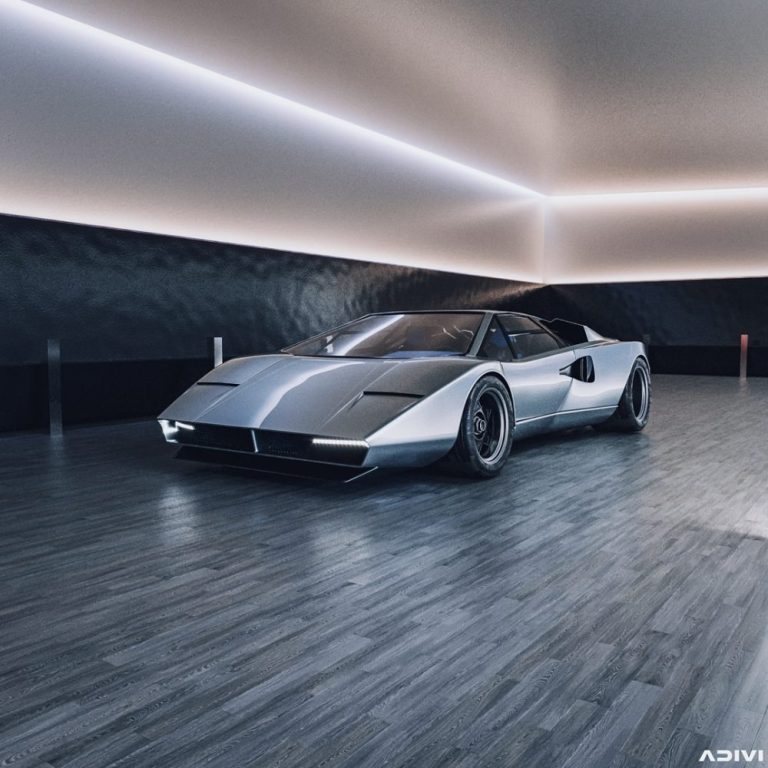 Espectacular restomod del Lamborghini Countach